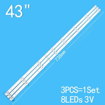 China For 43E20 3X8 8S1P 1410 0D20 LE-43F580 ELED46-88 43LST5970 F43E8000Q à venda