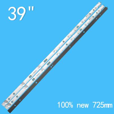 Cina 725mm Led Backlight Strip In 40DF46-T2 L40M5-4C D40PFCNN LED39D07B LED40D07A JVC LT-40MAT588 in vendita