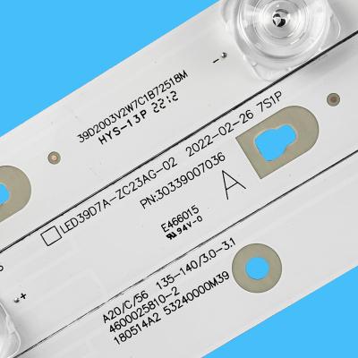 Cina 725mm Led Backlight Strip In 40DF46-T2 L40M5-4C D40PFCNN LED39D07B LED40D07A JVC LT-40MAT588 in vendita
