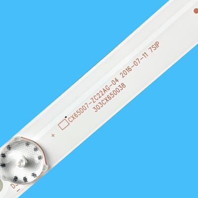 Cina 614mm LED TV Backlight CX65D07-ZC22AG-04 7S1P-303 CX650038-150-155/5.8-6.0-61.7CM 7LED-(WK-978) in vendita