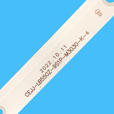 Cina 3V TV Backlight per CEJJ-LB550Z-9S1P-M3030-K-4 55PUF7065/T3 55HUF6933/T3 55PUF6033 55PUG6513 55U7085 in vendita