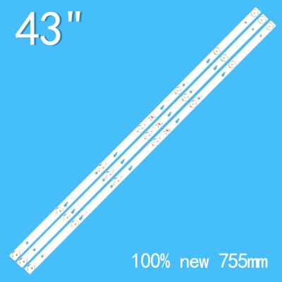 中国 TV Backlight For TCL 43D2700 43HR332M07A0 V2 4C-LB430T-HR1C K LC430DUY SH A1 43A9000 販売のため