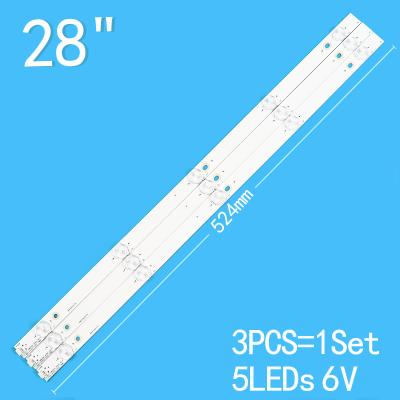 Cina Lumiere di fondo per TV per TCL 4C-LB280T-YH2 4C-LB280T-YH1 3 T0T-28B2550-3030C-5S1P H28V9900 H28VPP00 006-P2K2071A in vendita