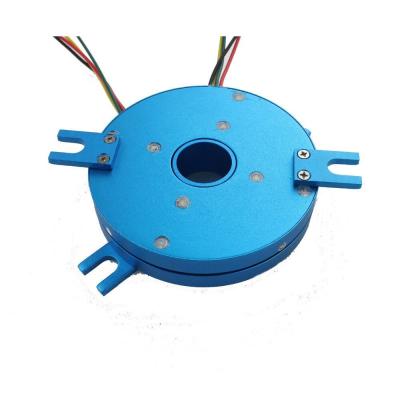 China China Pancake slip rings thick 22mm with through bore 25,4mm of 4 circuits each 10A for sale