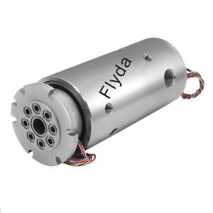 China pneumatic /Hydraulic rotary joint 2 passages + Electric slip ring for sale