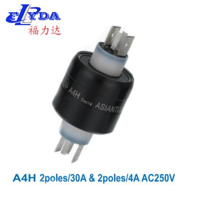 China A4H mercury slip rings 2poles/30A&2poles/4A for sale