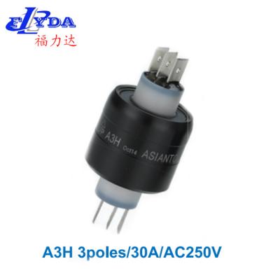 China A3H mercury slip rings 3poles/30A for sale