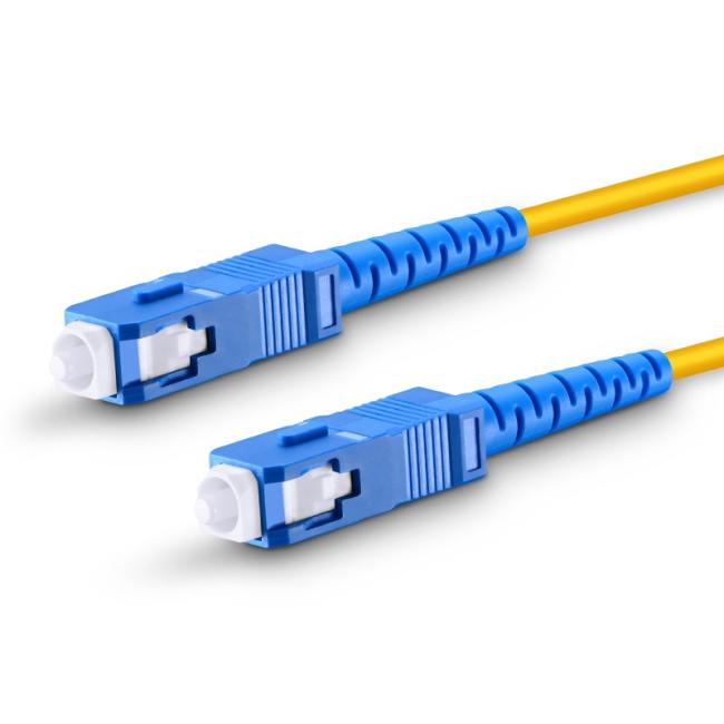 Fiber optic patch cable connectors