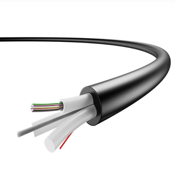 Quality ASU ADSS Fiber Optic Cable 12F Aerial Single-Mode HDPE 80m-120m for sale