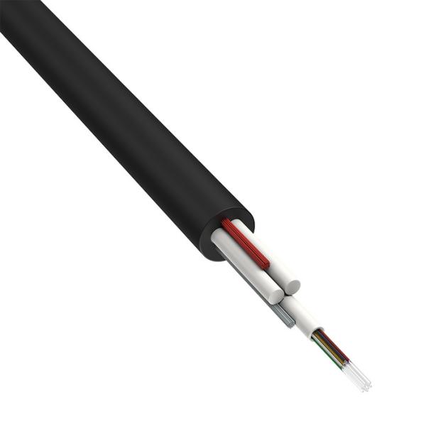 Quality ASU ADSS Fiber Optic Cable 12F Aerial Single-Mode HDPE 80m-120m for sale