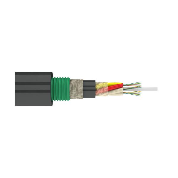 Quality GYTY53 Direct Buried Fiber Optic Cable 12-144 Core PE Waterproof for sale