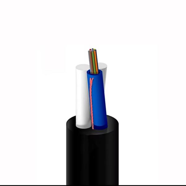 Quality ASU 12-Core Self-Supporting Aerial Fiber Optic Cable with PE Sheath for sale