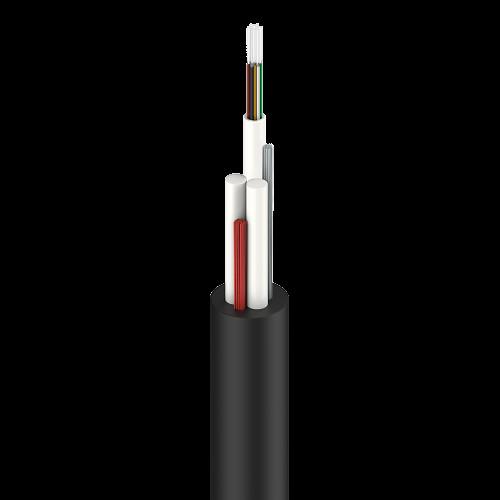 Quality 12-Core ADSS ASU Fiber Optic Cable G.652D Aerial Self-Supported for sale