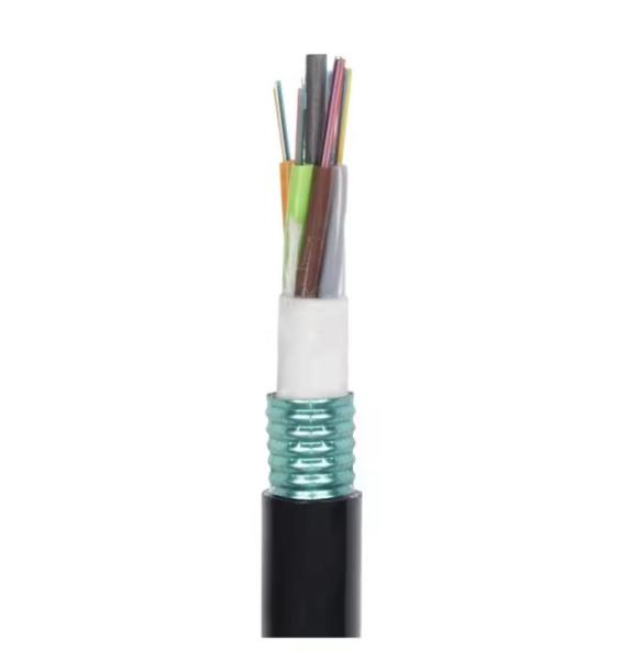 Quality GYTS Single Mode 24 Core Duct Fiber Optic Cable G.652D for sale