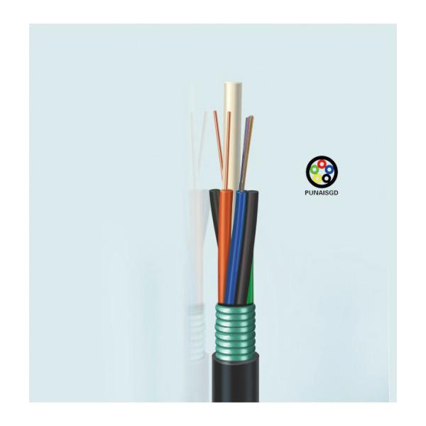 Quality GYTS Single Mode 24 Core Duct Fiber Optic Cable G.652D for sale