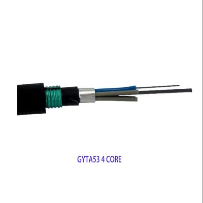 ダブルジャケット 光ファイバー地下ケーブル 12コア GYTA53