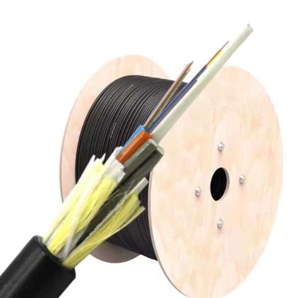 Quality ADSS Fiber Optic Cable 12 Cores Single Mode PE Jacket for sale