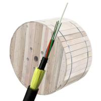 China ADSS Fiber Optic Cable Single Jacket 2-96 Core 1-5km Length for sale
