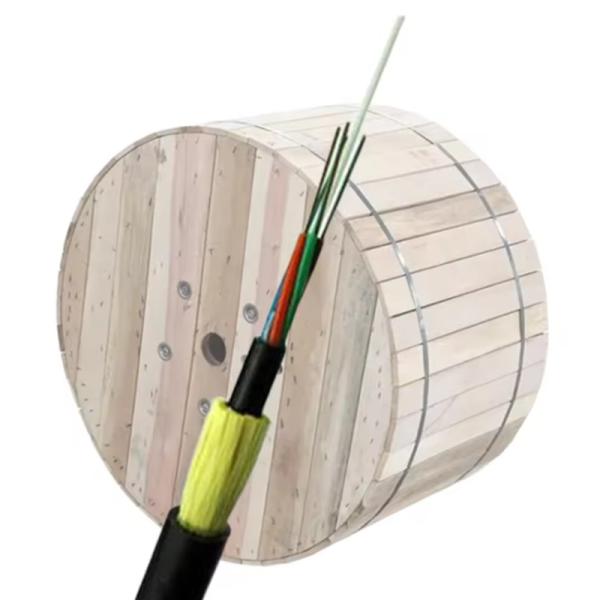 Quality ADSS Fiber Optic Cable Single Jacket 2-96 Core 1-5km Length for sale