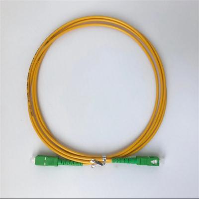중국 3.0mm 패치 코드 점퍼 케이블 SC APC DX SM 심플렉스 패치 케이블 광섬유 판매용