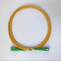 China FTTH Simplex Duplex Fiber Optic Patch Cord PVC LSZH Sheath for sale