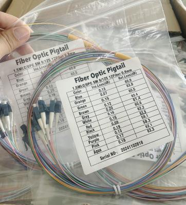 China LC/UPC Duplex Single Mode Fiber Patch Cord 2m LSZH Sheath for sale