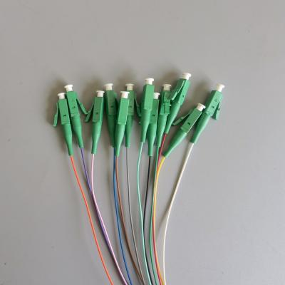 China FTTH Fiber Optic Pigtail 12 Core SC Single Mode 1.5m Patch Cord for sale