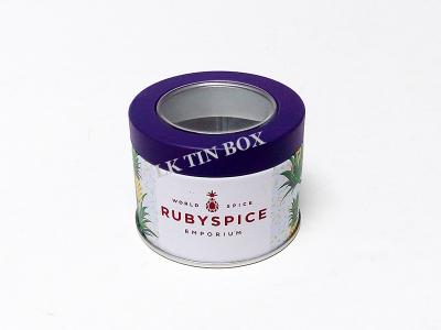 China Het Tin van de metaalthee Verpakking met Binnen Plastic Rubberdeksel, de Opslagdoos van de Tinthee Te koop