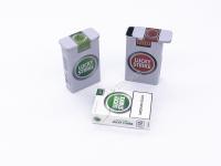 China Rectangular Hinged Tin Containers Tea Tin Box Containers Storage Fancy Airtight for sale