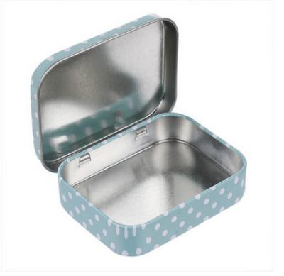 China 60x49x17mm Small Tin Boxes Condom Tin Box Mini Tin Box Mint Tin Can Metal Tin Canister for sale