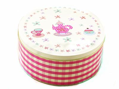 China D181x74mm Packaging tins Custom Tin Boxes Tea Tins Wholesale Metal Cookie Tins for sale