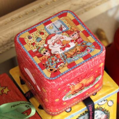 Cina Contenitori rotondi su ordinazione di latta del commestibile di logo per i biscotti/imballaggio regalo/dell'alimento in vendita
