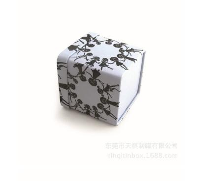 Cina Commestibile che imballa il contenitore rettangolare di latta con su misura stampato per tè in vendita