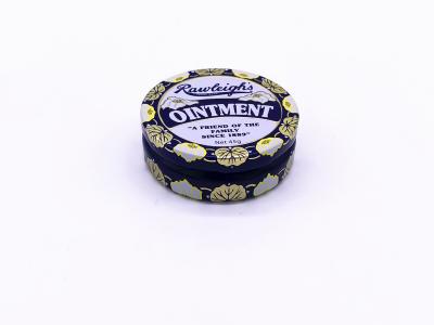 China Nahrungsmittelgrad-runder Metallzinn-Kasten mit Schraubverschluss- für Kosmetik/Minze zu verkaufen