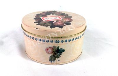 Китай Изготовленная на заказ большая круглая коробка олова упаковывая хранение печенья подарка Кристмас продается