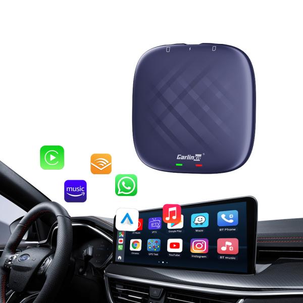 TBox-S Model 64GB GPS Auto Android 13 Ai Box Carplay Auto Car Play Draadloze Adapter Zwarte Mythe Wukong