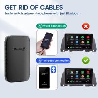 China Wired To Wireless Android Auto A2A Adapter With Multi Language Compatible with Android 11.0+ for sale