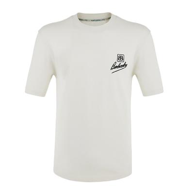 China 170-210 gram Hoge elasticiteit Normaal Oversized Plain T-Shirt Met Logo Custom Pattern Voor Mannen Te koop