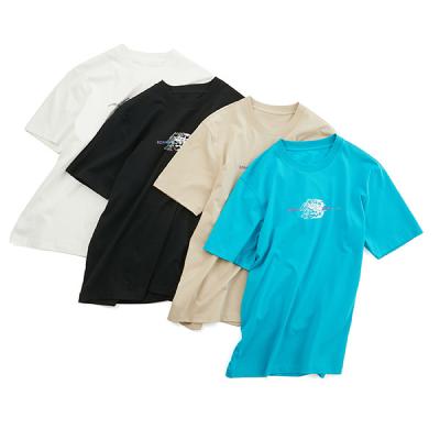 Китай Ошейник O-Neck тяжеловесный стройный фит на заказ цветовой логотип дышащий обыкновенный футболка продается