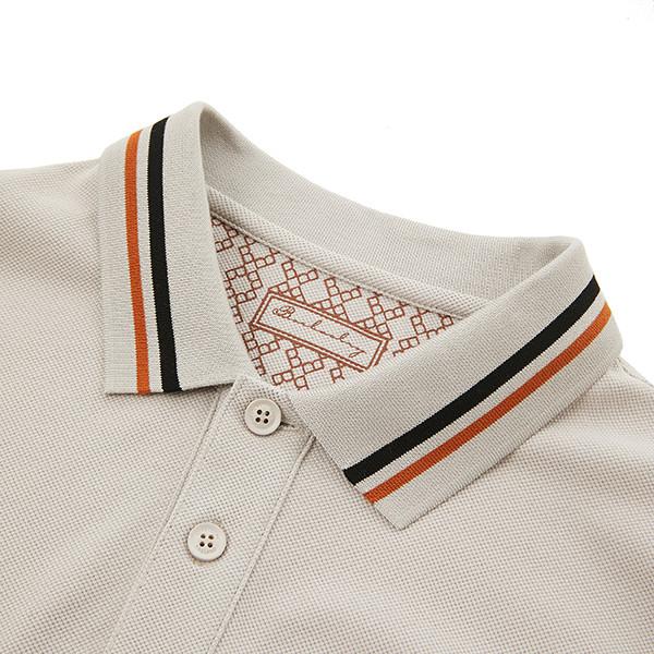 Quality Regular Fit Striped Polo T Shirts Quick Dry Odm With Custom Logo Knitted Fabric for sale