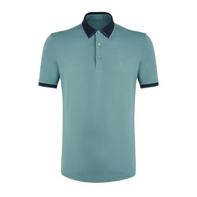Custom Wicking Men'S Polo Shirts with Needle Detection Summer Ice Feeling