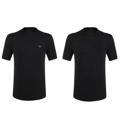 China 2024 Fast Puff Print Shirt Custom Logo Color T-Shirt Black with Customizable Patterns for sale