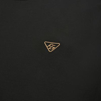 China 2024 Fast Puff Print Shirt Custom Logo Color T-Shirt Black with Customizable Patterns for sale