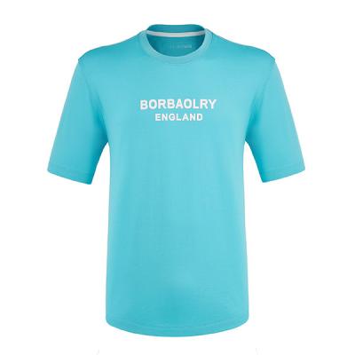 ファーストパフプリントデザイン 250gm 男性用Tシャツ 日常的なカジュアルオフィス着用とスポーツ用