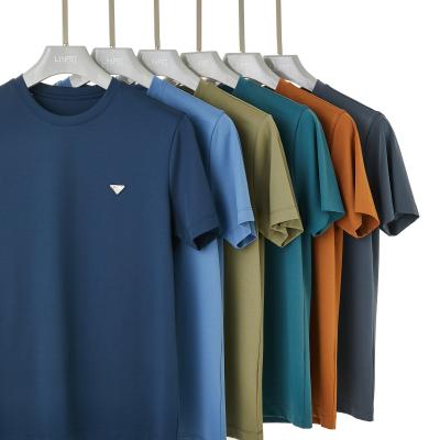 China Classic Style Polo Shirt for Men 100% Cotton Custom Logo and Color No Label O-Neck Tee for sale