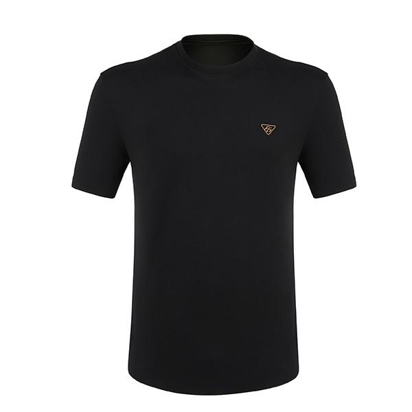 Quality Color Embroidery Custom Logo Men's T-Shirt in Heavyweight Fabric with 100% for sale