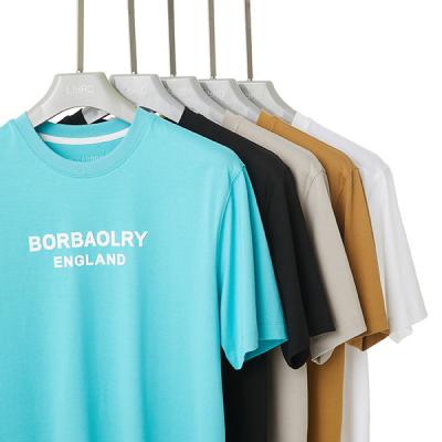 중국 지원 7일 샘플 주문 납품 시간 260 Gsm 무거운 맞춤형 평면 스포츠 티셔츠 판매용