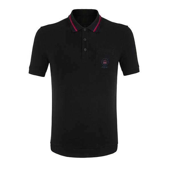 Quality Customized Short Sleeve Men's Polo Shirt with Breathable Fabric and Embroidered for sale