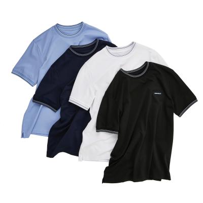 Cina T-shirt da donna in cotone traspirante a maglia con manica corta in vendita