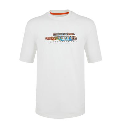 China Persoonlijke ademende oversized T-shirt drukken mannen T-shirts in 100% katoen en comfort Te koop